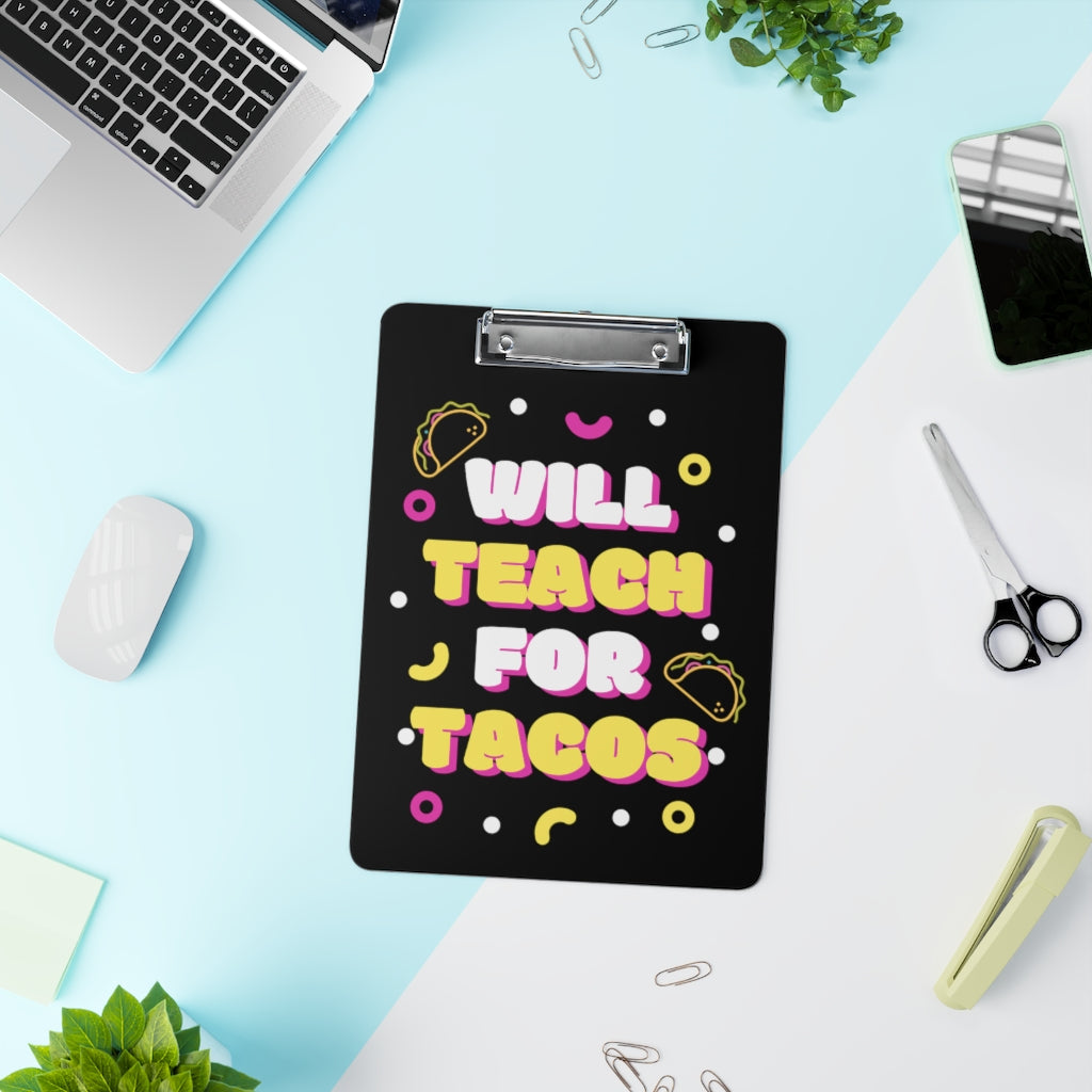 "Tacos" Clipboard – Teacher's Hideout